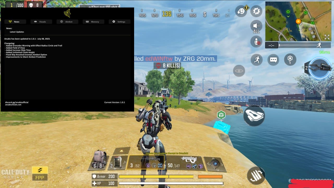 Call of Duty Mobile Anubis Hack | Aimbot & Wallhack 2025