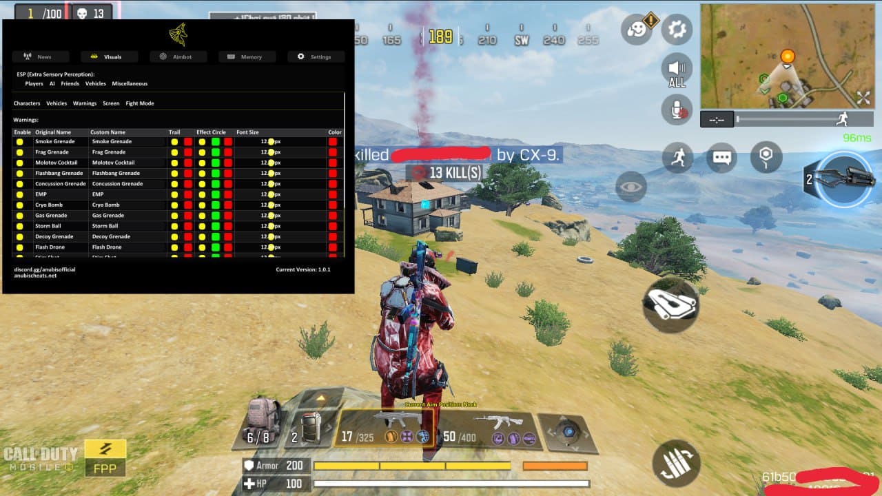 Call of Duty Mobile Anubis Hack | Aimbot & Wallhack 2025