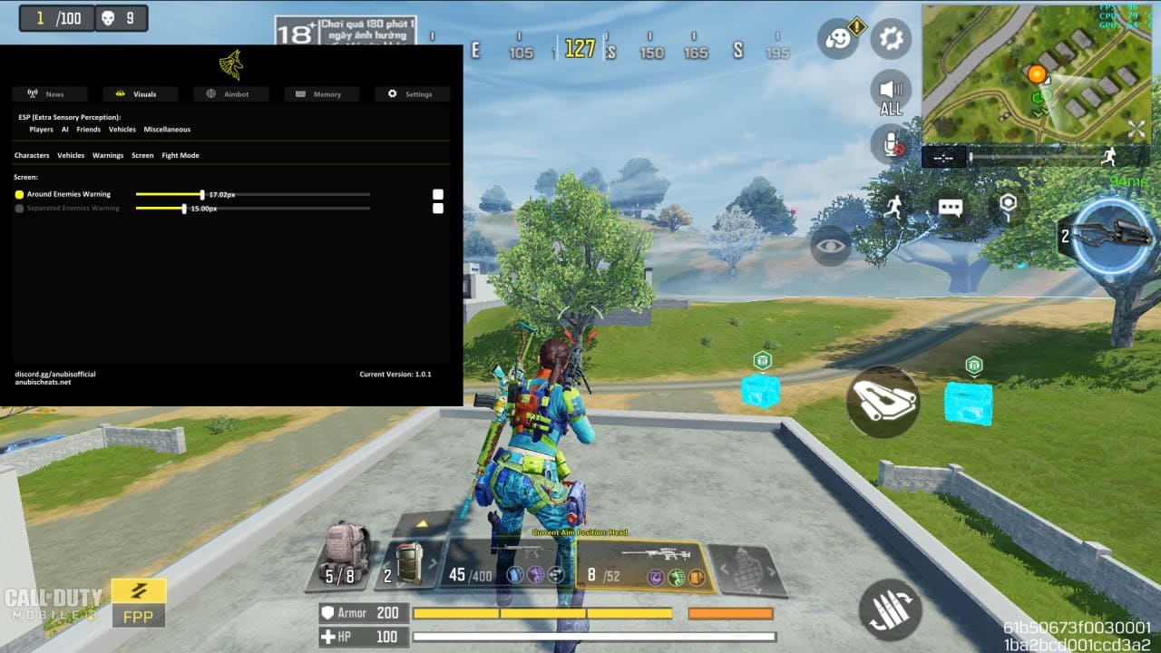 Call of Duty Mobile Anubis Hack | Aimbot & Wallhack 2025